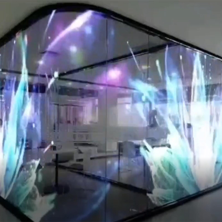 Outdoor flexible transparent led display panel adhesive transparent ...