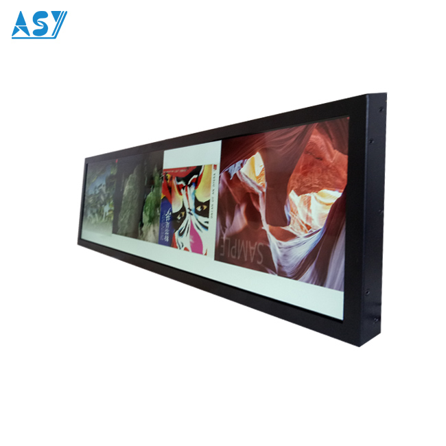 Public Transport LCD Based Ultra Wide Stretched Display