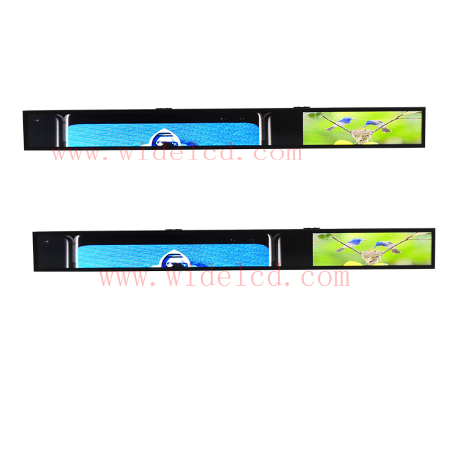 Shelf strip digital lcd bar lcd display supplier