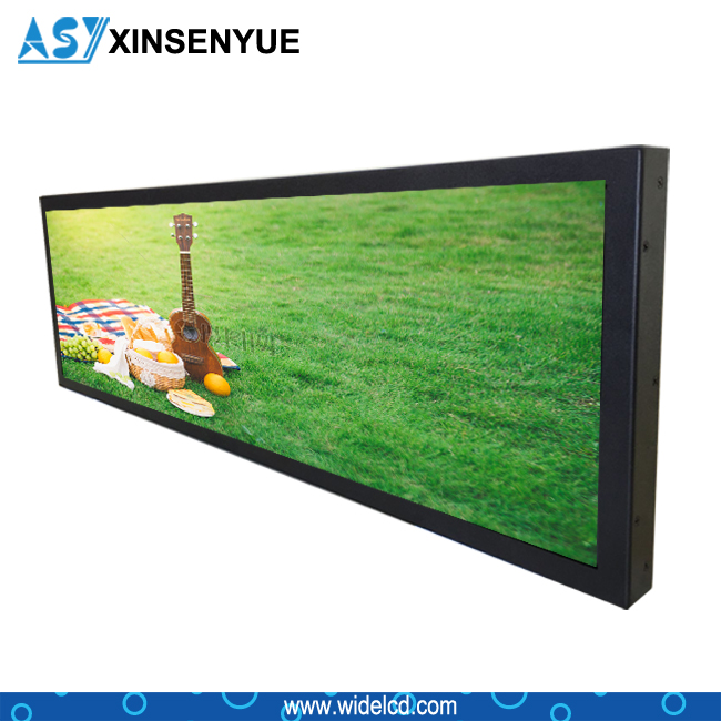 Ultra wide stretched display hdmi port digital menu board