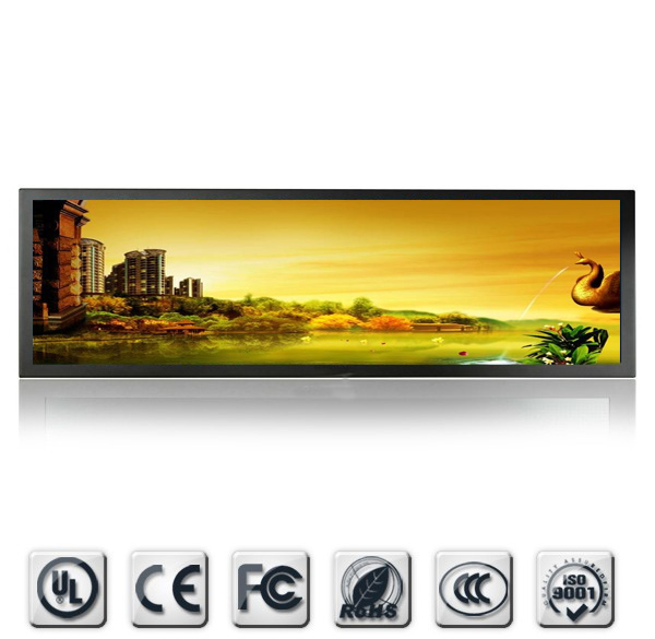 Purchase Widescreen Bus Advertising 1920x540 Resolution Stretched LCD ...