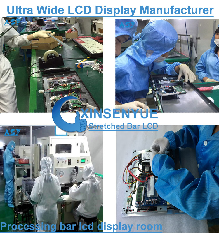 Ultra Thin LCD Onboard Digital Display Bar LCD Monitor