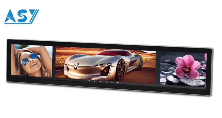 Digital Car Dashboards Wall Mounted LCD Advertising Display