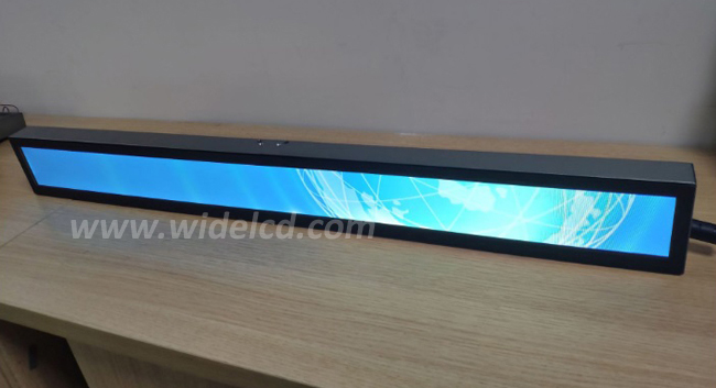 27.6 Inch Ultra Wide LCD Price Tag Store Shelf Displays